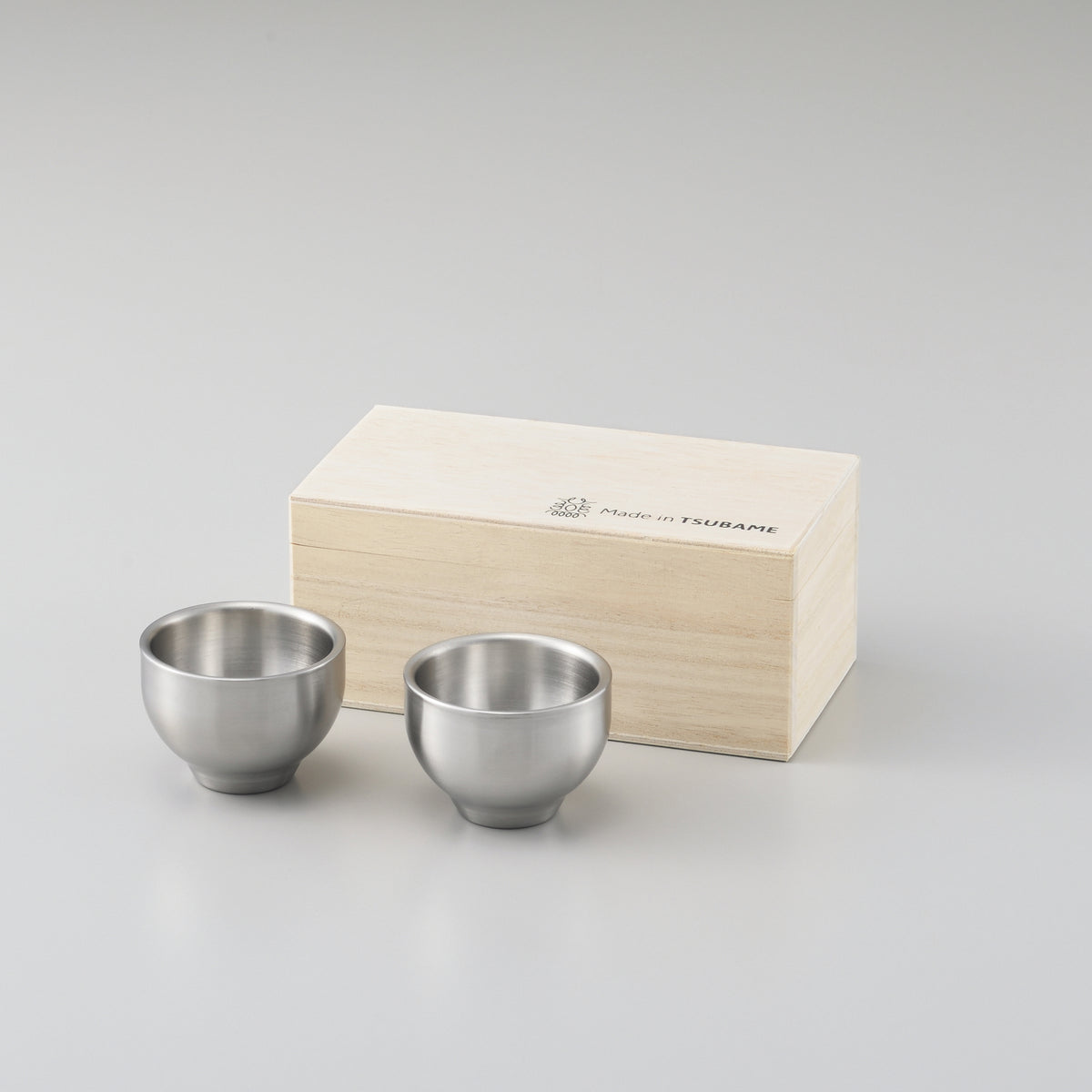 Stainless Steel Sake Cup Set of 2 – SAKE.treat | Premium Made in Japan ...