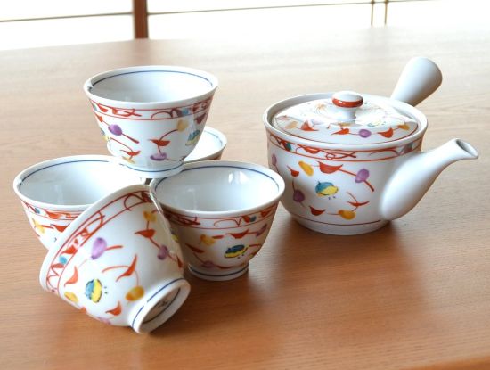Nishiki Chidori Arita Porcelain Tea Set – SAKE.treat | Premium Made in ...