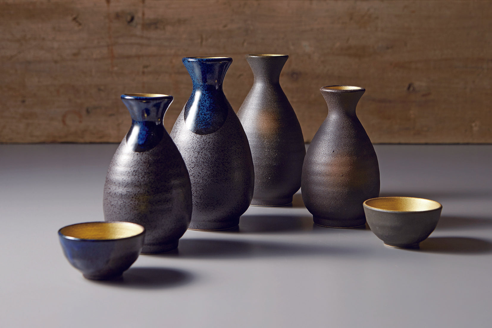 Blue Flow Gold Inside Sake Set – SAKE.treat | Premium Made in Japan ...